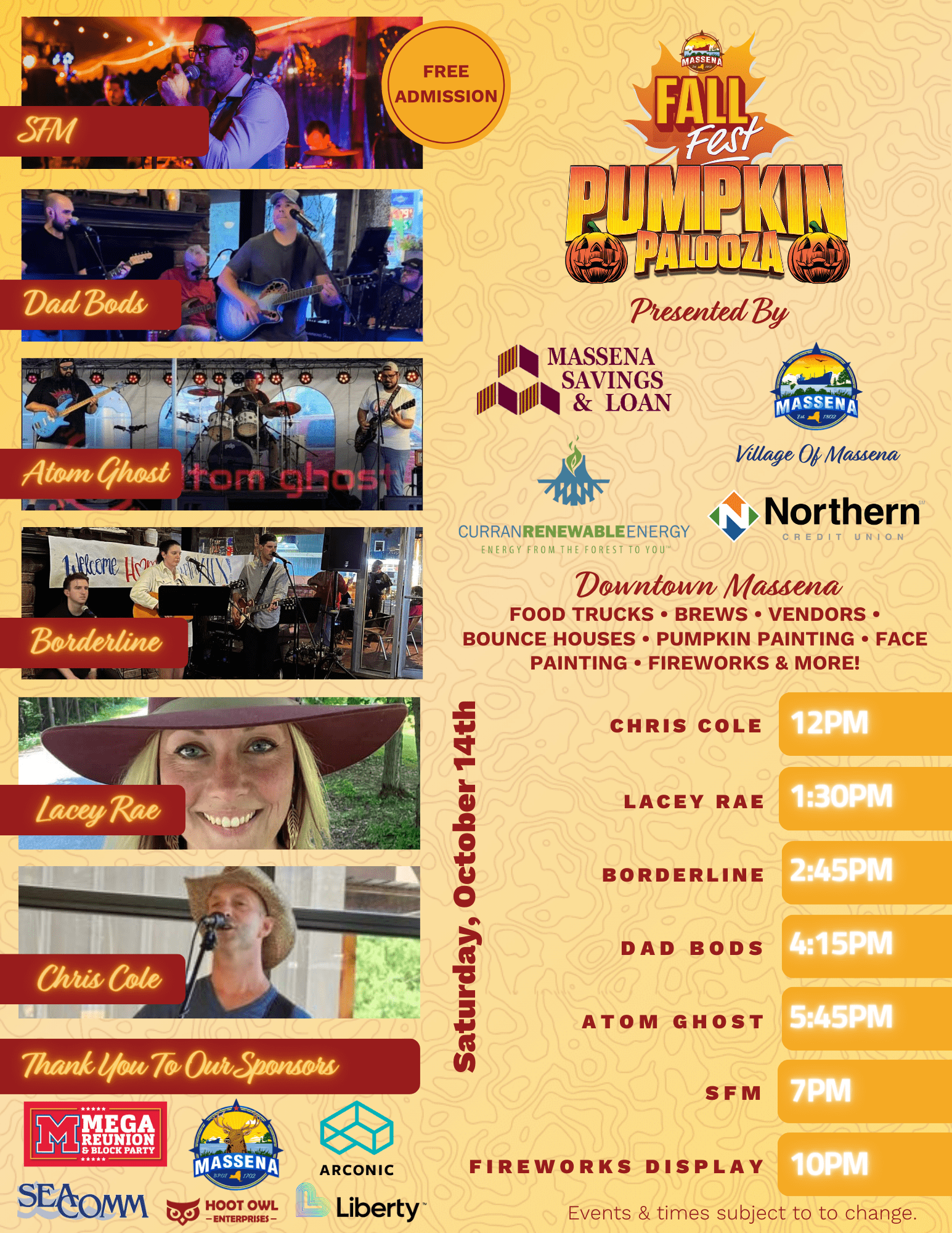 Massena Fall Fest : Pumpkinpalooza – Explore Massena